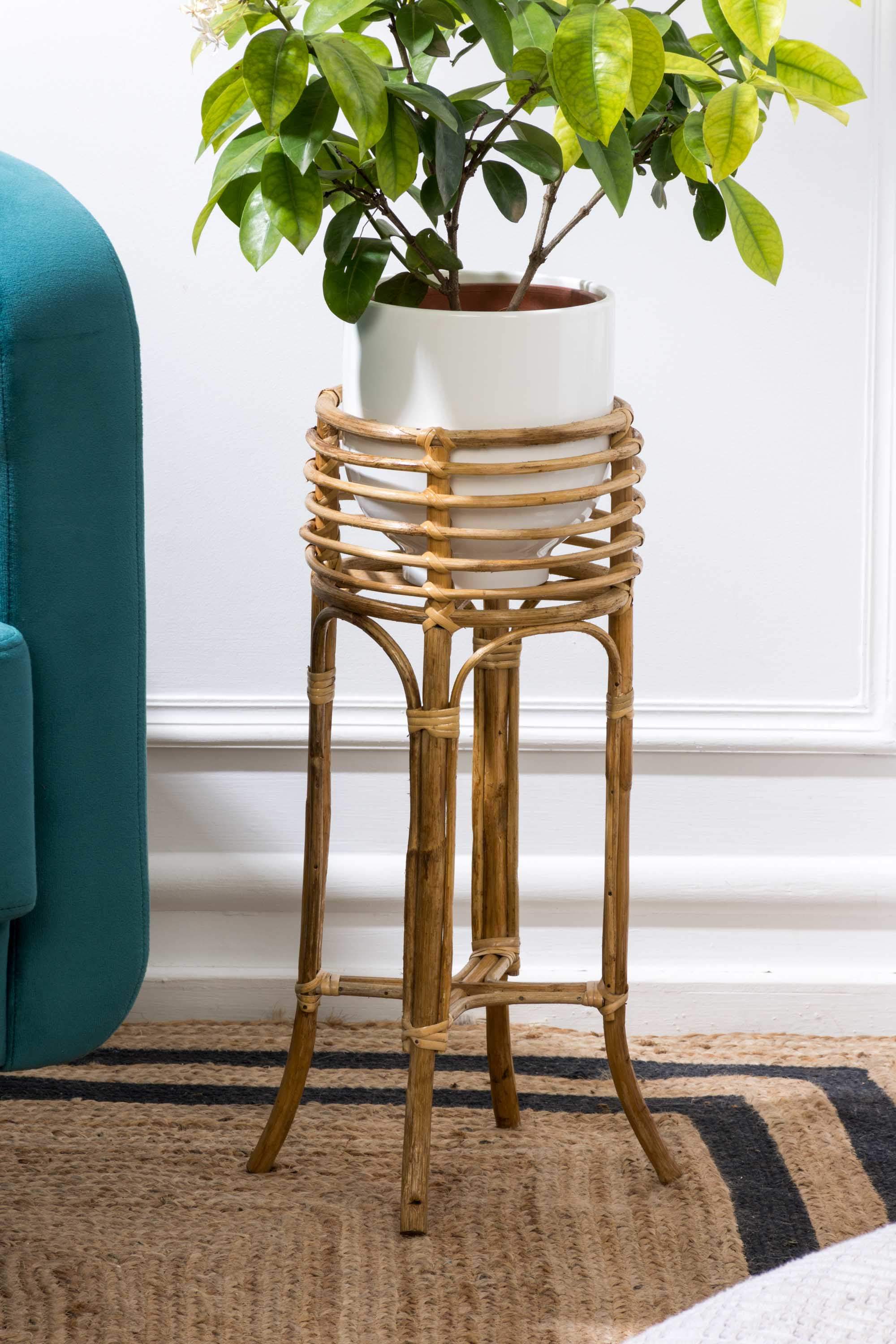 Rattan-Pflanzständer – Mytri Designs EU